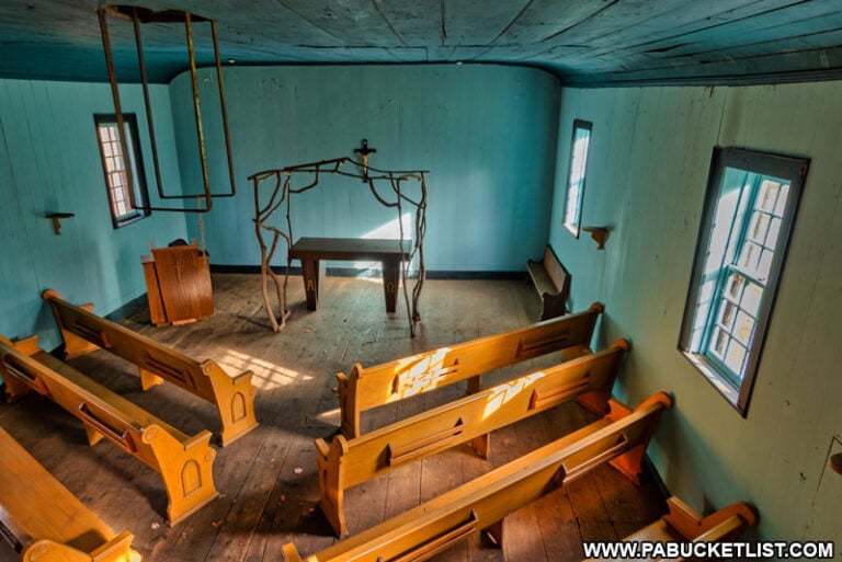 Exploring the Saint Severin Old Log Church in Clearfield County