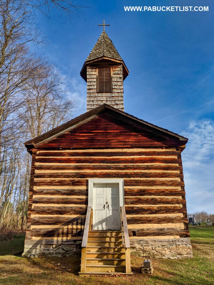 Exploring the Saint Severin Old Log Church in Clearfield County