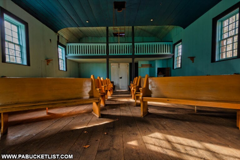 Exploring the Saint Severin Old Log Church in Clearfield County