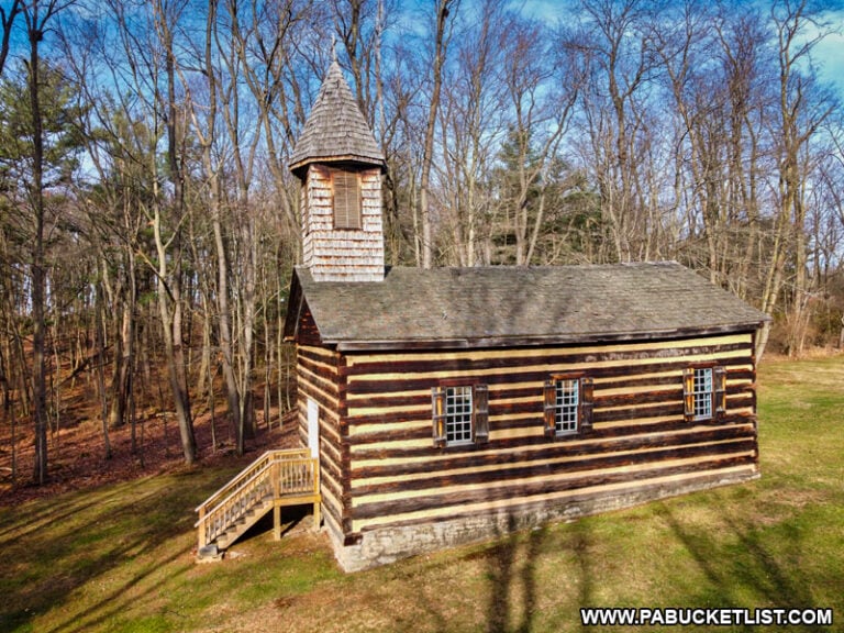 Exploring the Saint Severin Old Log Church in Clearfield County