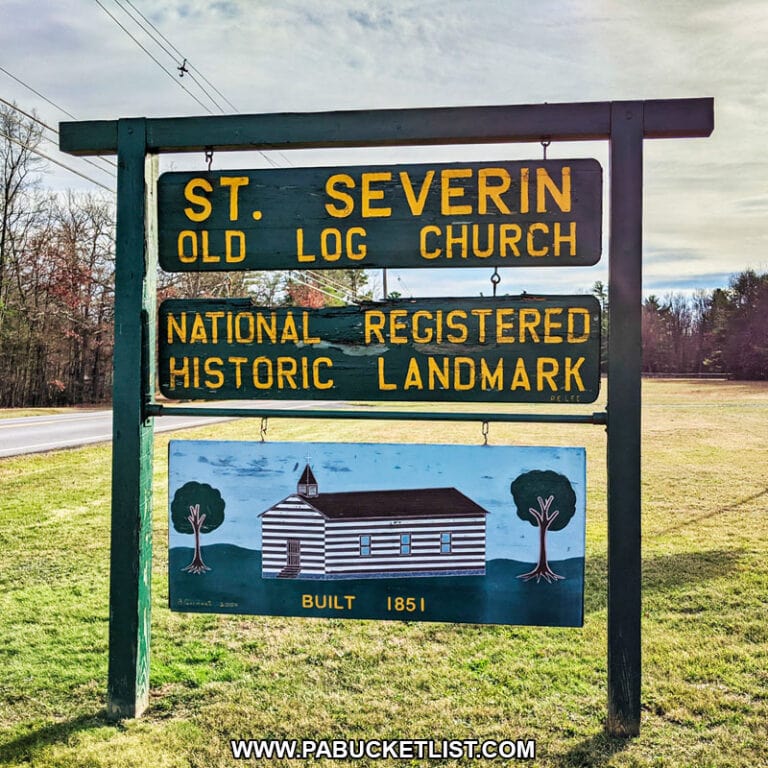 Exploring the Saint Severin Old Log Church in Clearfield County