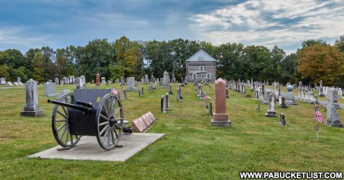 Exploring the 1806 Old Log Church in Bedford County