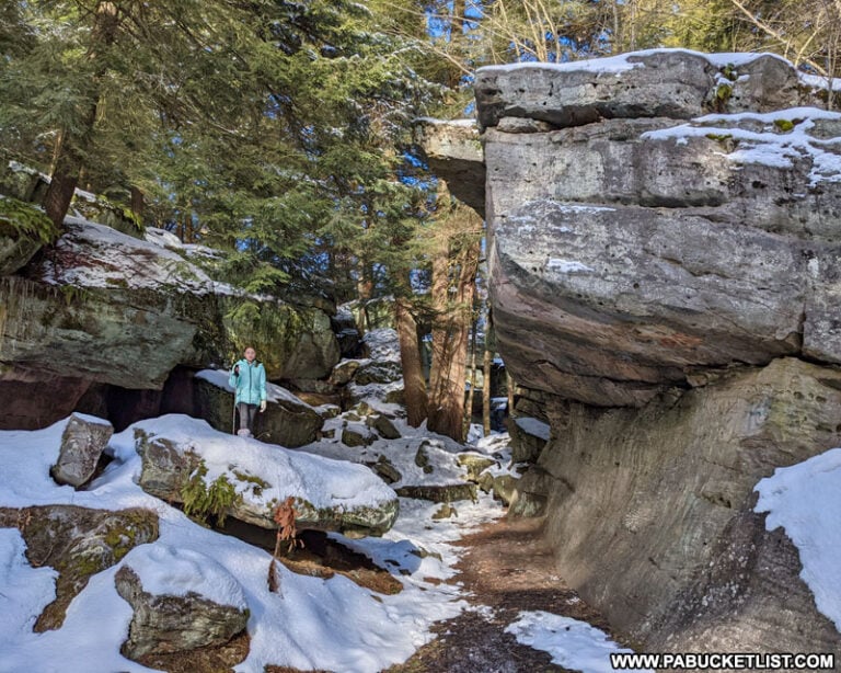 Exploring Bilger's Rocks in Clearfield County