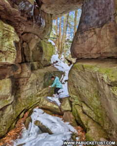 Exploring Bilger's Rocks in Clearfield County