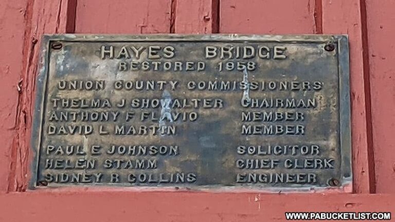 Exploring Hayes Covered Bridge in Union County