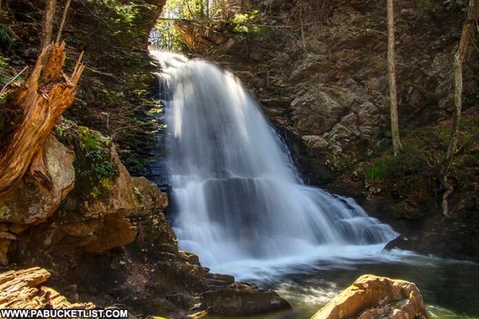Exploring Tobyhanna Falls in Monroe County