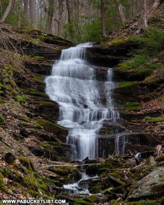 Exploring Stone Quarry Run Falls in Tioga County