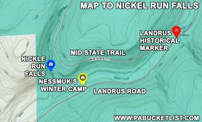 Exploring Nickle Run Falls in Tioga County