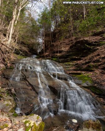 Exploring Stone Quarry Run Falls in Tioga County