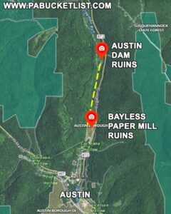 Exploring the Austin Dam Ruins in Potter County