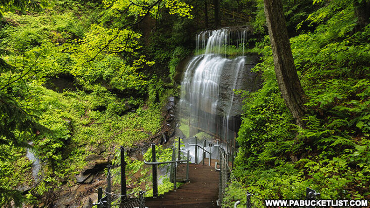 Exploring Buttermilk Falls in Indiana County