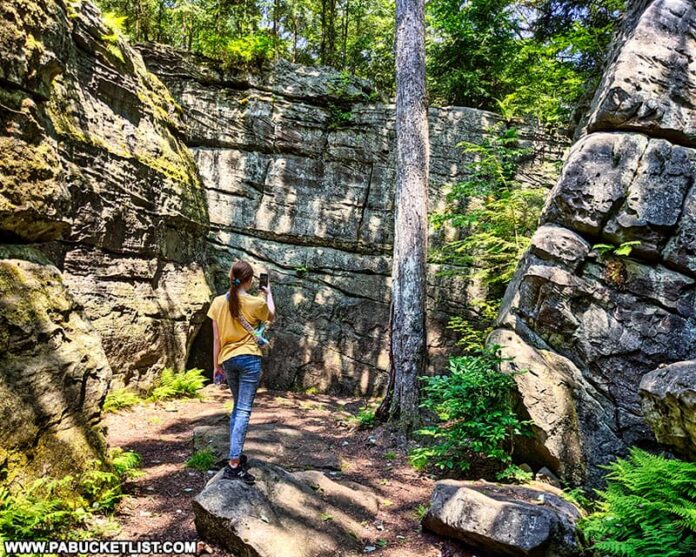 Exploring Bilger's Rocks in Clearfield County