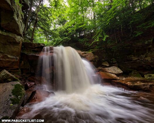 Exploring Fall Brook Falls in Tioga County