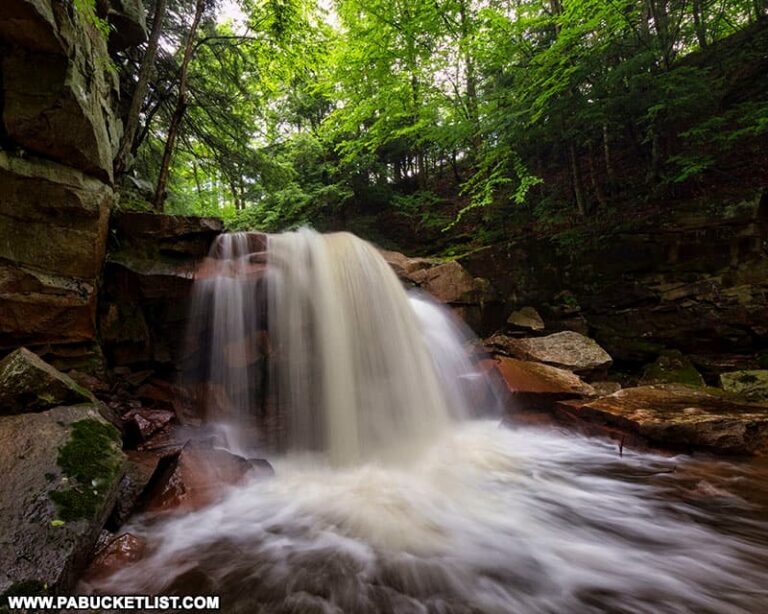 Exploring Fall Brook Falls in Tioga County