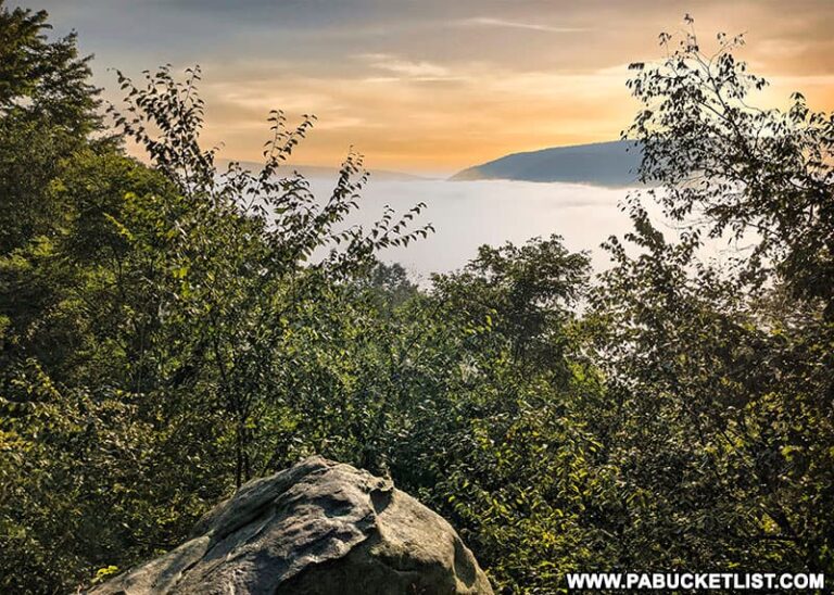 Exploring Baughman Rock Overlook at Ohiopyle State Park