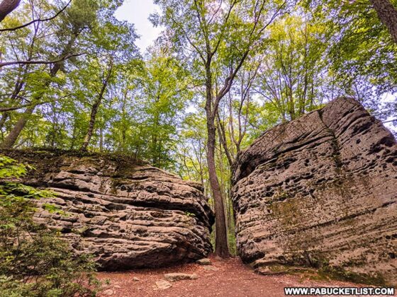 Exploring Beartown Rocks in Jefferson County