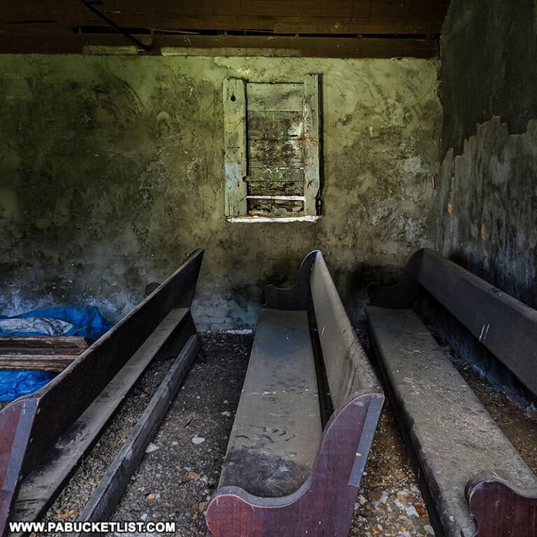 Exploring the Haunted Quaker Church in Fayette County