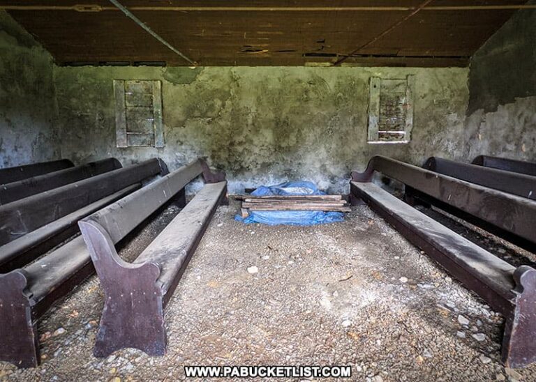 Exploring the Haunted Quaker Church in Fayette County