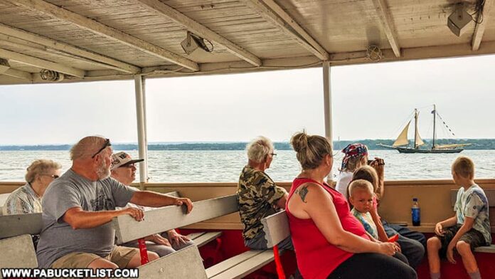Taking the Lady Kate Boat Tour at Presque Isle State Park