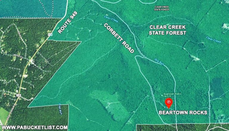 Exploring Beartown Rocks in Jefferson County