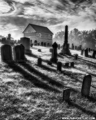 Exploring the 1806 Old Log Church in Bedford County
