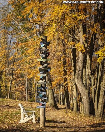Hiking Hobie's Trail at Colyer Lake Near State College