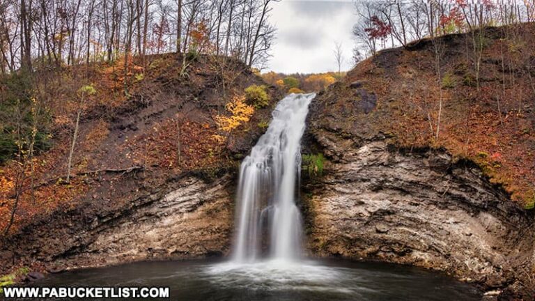 Exploring Hinckston Run Falls in Cambria County