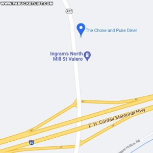 Enjoying the Choke and Puke Diner in Clinton County