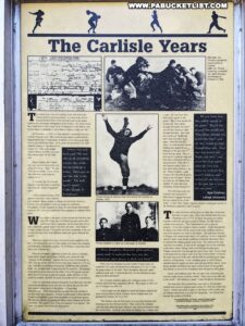 Visiting the Jim Thorpe Memorial in Carbon County