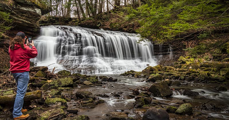 Exploring Springfield Falls in Mercer County - PA Bucket List