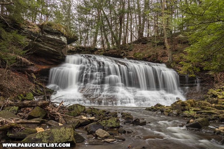 Exploring Springfield Falls in Mercer County - PA Bucket List