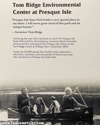 Exploring the Tom Ridge Environmental Center at Presque Isle State Park