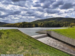 Hiking Hobie's Trail at Colyer Lake Near State College