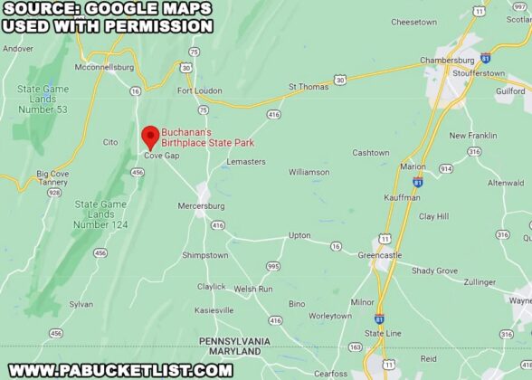 Exploring Buchanan's Birthplace State Park in Franklin County