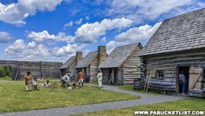 Exploring Fort Roberdeau in Blair County