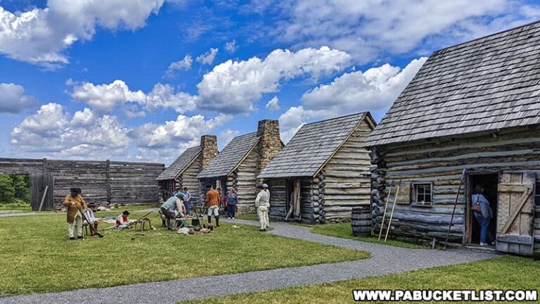 Exploring Fort Roberdeau in Blair County