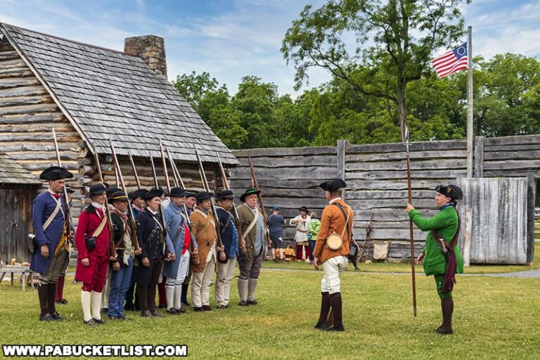 Exploring Fort Roberdeau in Blair County