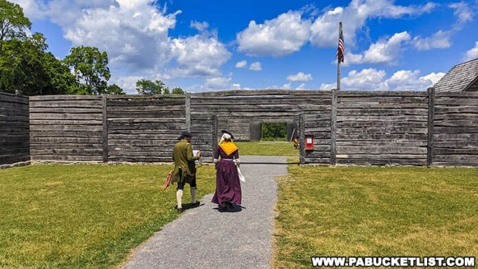 Exploring Fort Roberdeau in Blair County
