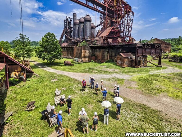 Exploring the Carrie Blast Furnaces in Pittsburgh