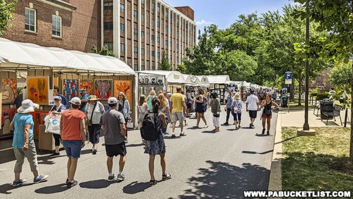 Attending the 2025 Arts Fest in State College