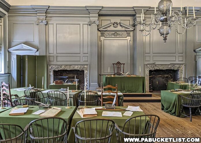 Exploring Independence Hall in Philadelphia