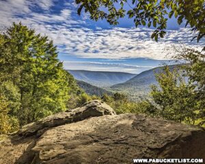 Exploring Baughman Rock Overlook at Ohiopyle State Park