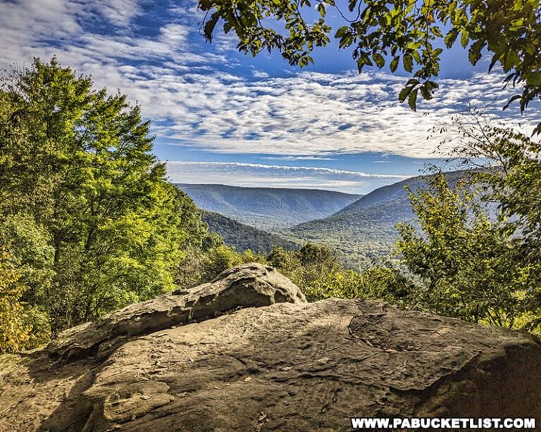 Exploring Baughman Rock Overlook at Ohiopyle State Park