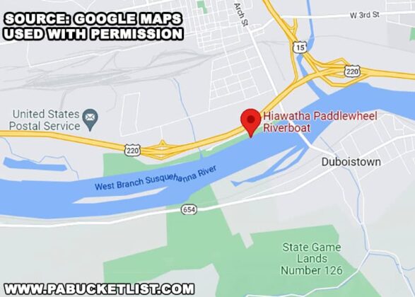 Taking the Hiawatha Riverboat Cruise in Williamsport