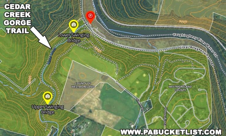 Hiking the Cedar Creek Gorge Trail in Westmoreland County