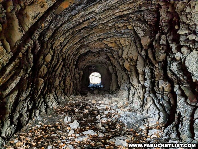 Exploring the Abandoned Coburn Railroad Tunnel in Centre County - PA ...