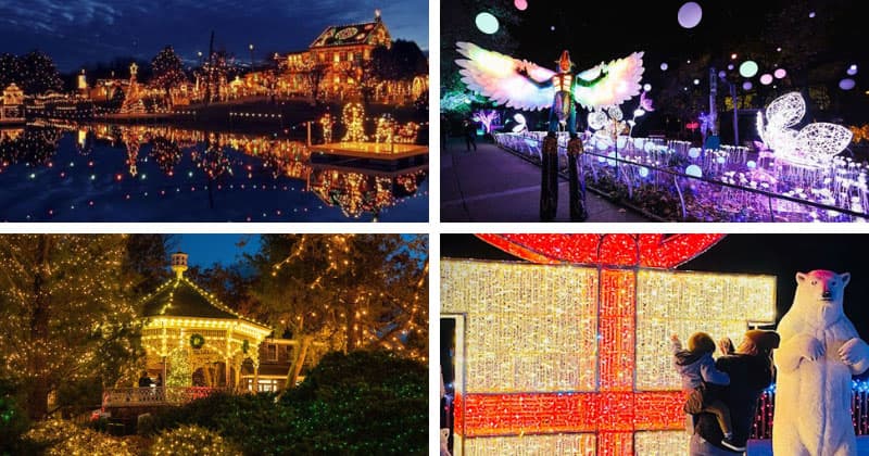 17 of the Best Walk-Thru Christmas Light Displays in PA