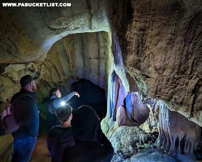 Exploring Black-Coffey Caverns in Franklin County - PA Bucket List