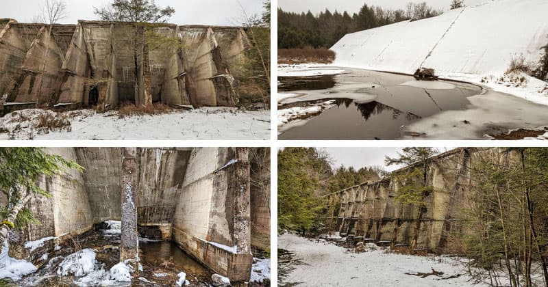 Exploring the Abandoned Lake Leigh Dam at Ricketts Glen