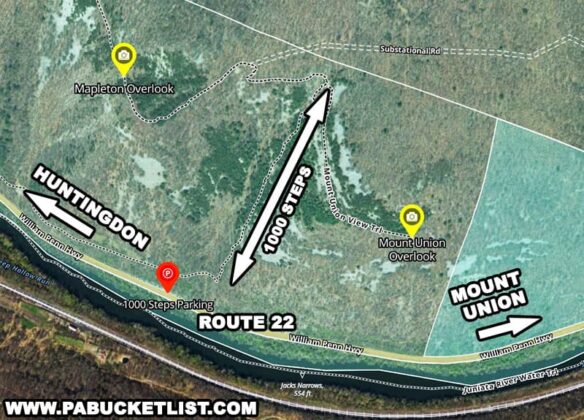 Hiking the 1000 Steps in Huntingdon County